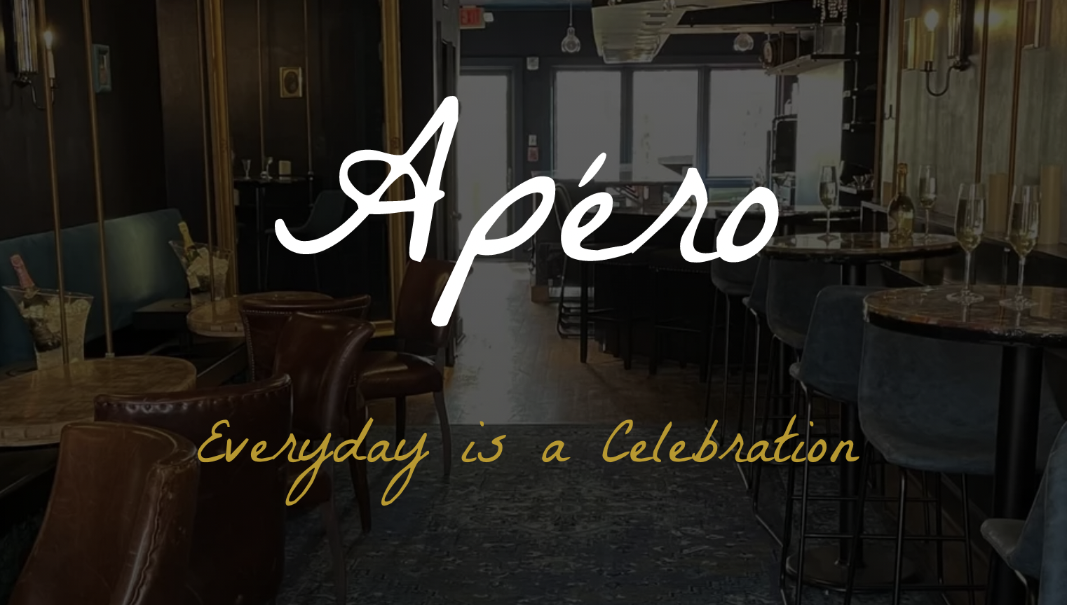 Apéro | Champagne and Caviar Bar