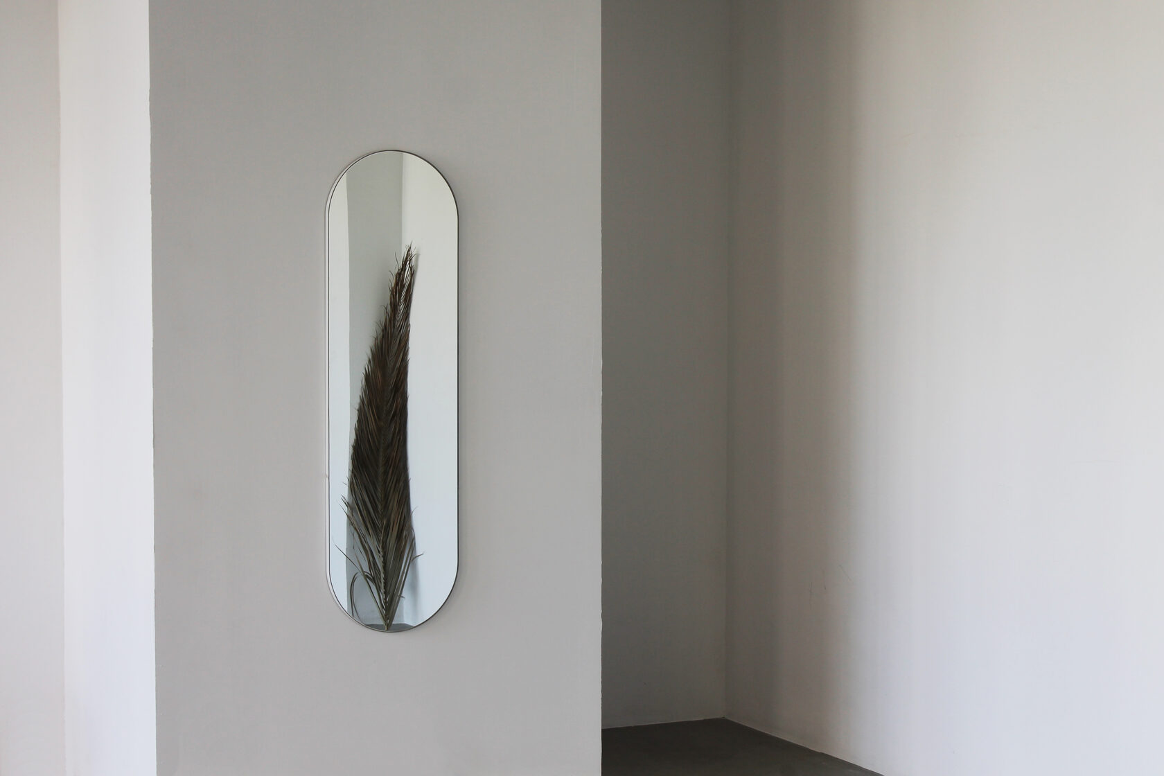 Овальное зеркало в полный рост