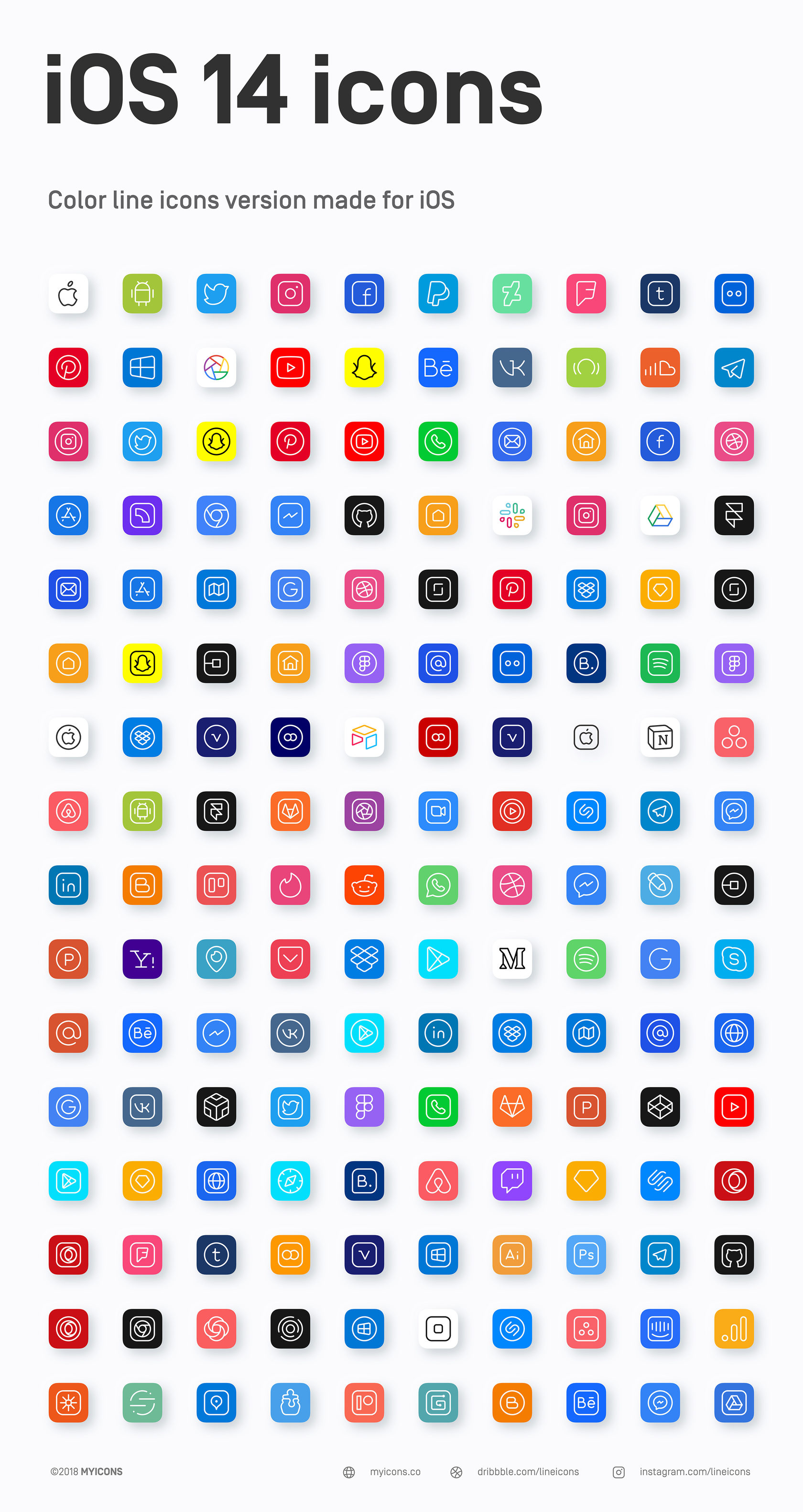 Myicons — Premium iOS 14 home screen icons pack
