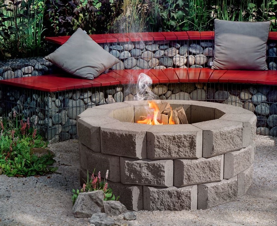 Круглая костровая чаша 110 см - купить в Москве, цены на круглый очаг ...