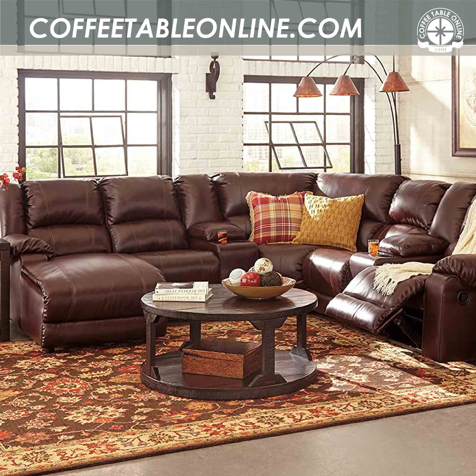 Round Wooden and Rustic Coffee Tables