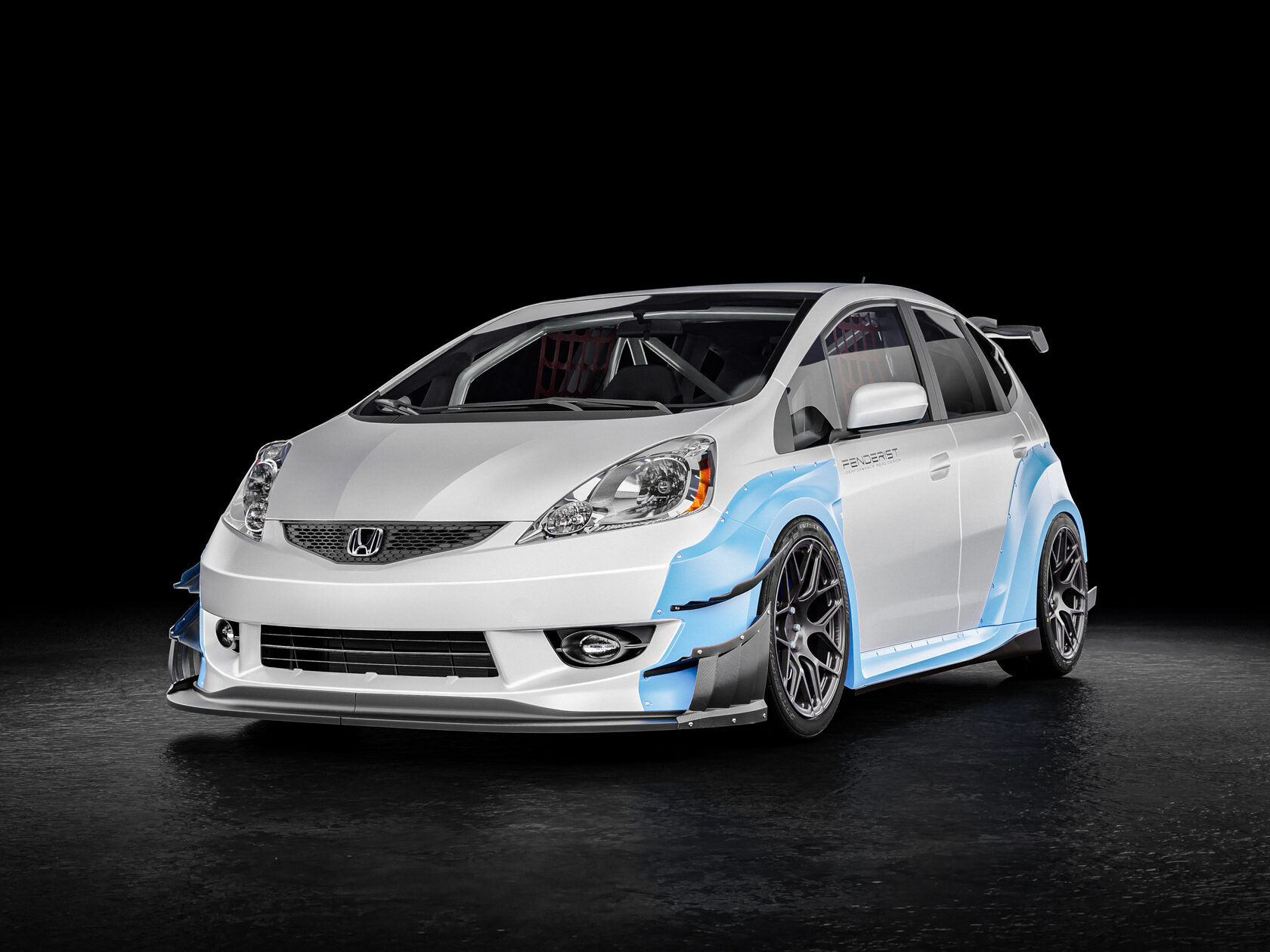 FENDERIST SPEC S FULL FENDER FLARES SET / WIDE BODY KIT HONDA FIT ...