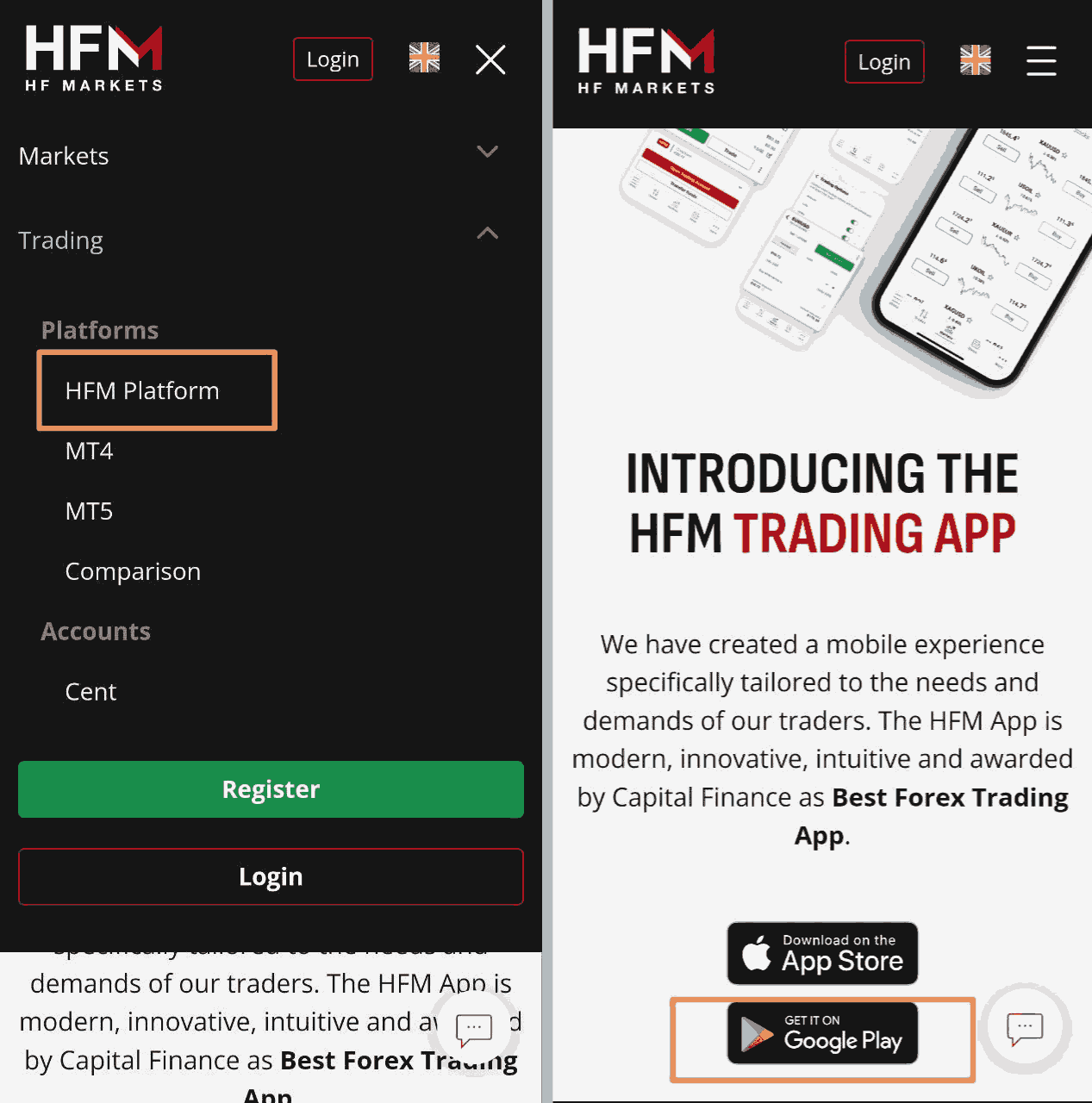 Hot Forex Download Mobile App. Start Trading now on Android and iOS!
