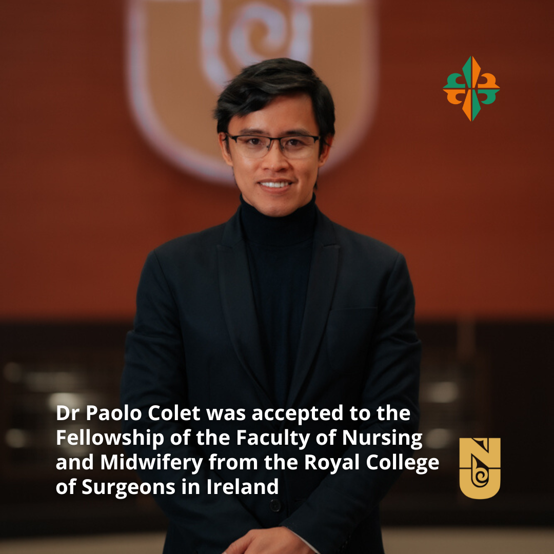Dr Paolo Colet was accepted to the Fellowship of the Faculty of Nursing ...