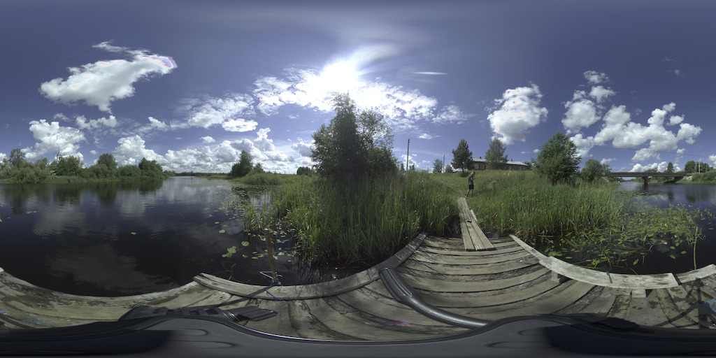Counting the rays of the sun: outdoor HDRI