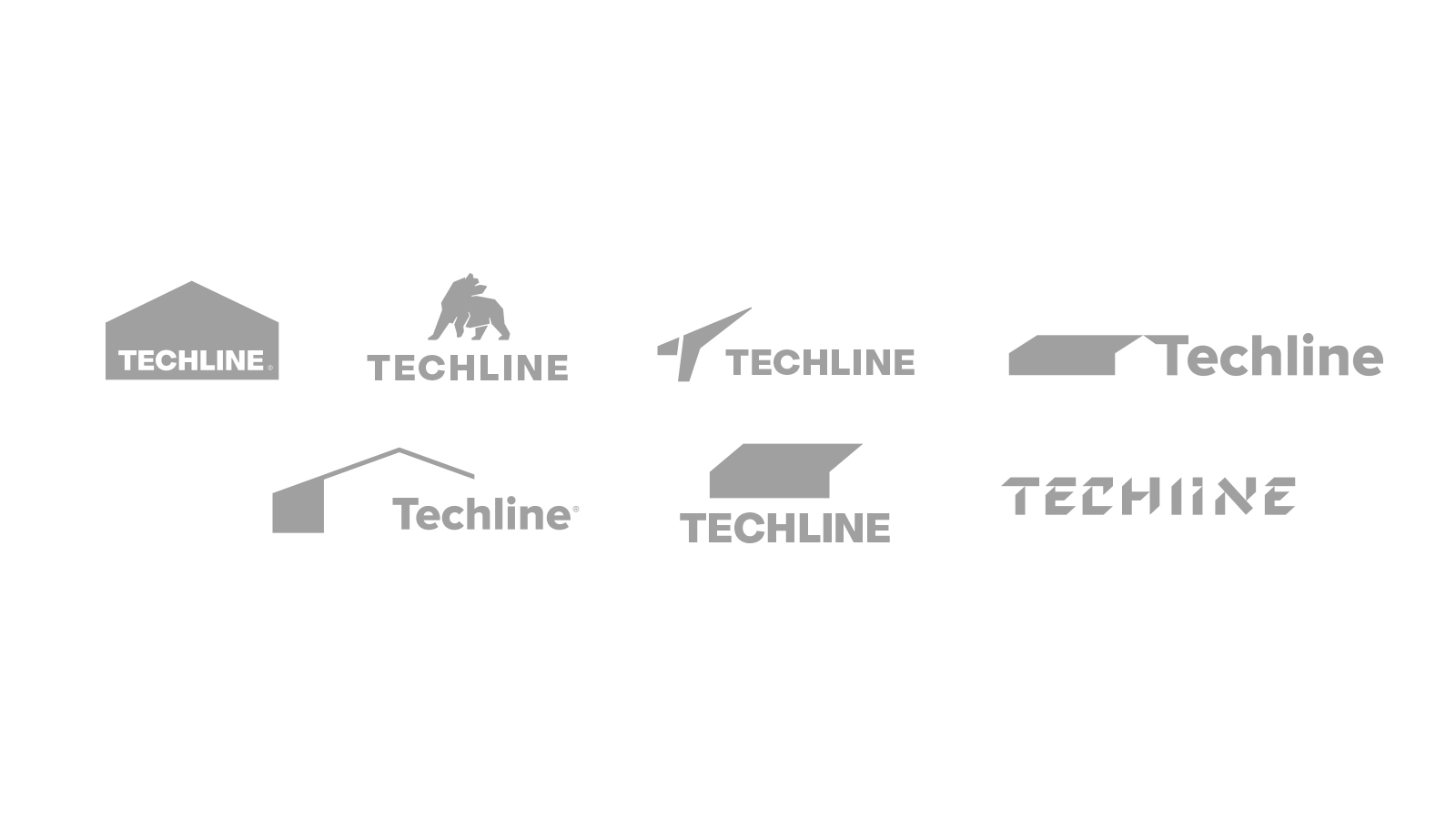 Создание логотипа строительной компании TECHLINE