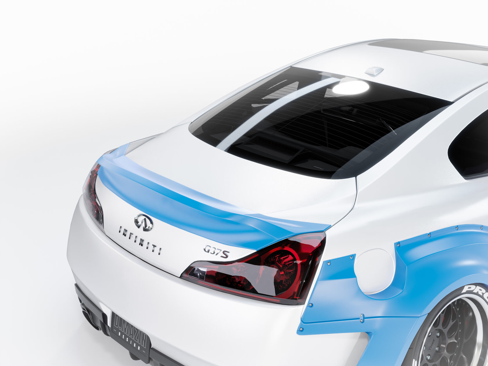 FENDERIST SPEC S Fender Flares Set / WIDE BODY KIT INFINITI G37 COUPE ...