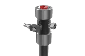 Hydraulic lubricator gland packing head