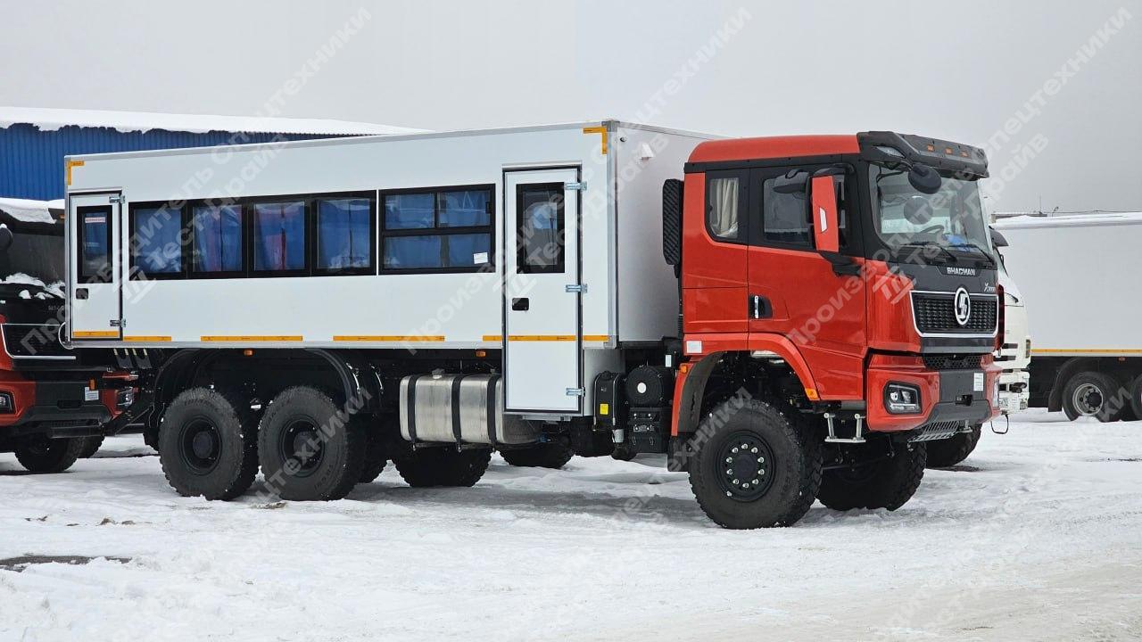 Вахтовый автобус Shacman X3000 6x6 купить в России ️| Грузовая техника td-trucks.ru