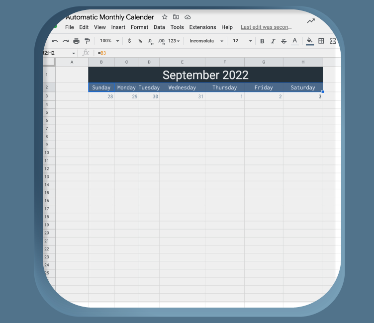 How to Make Google Sheets Templates Calendar and Schedules