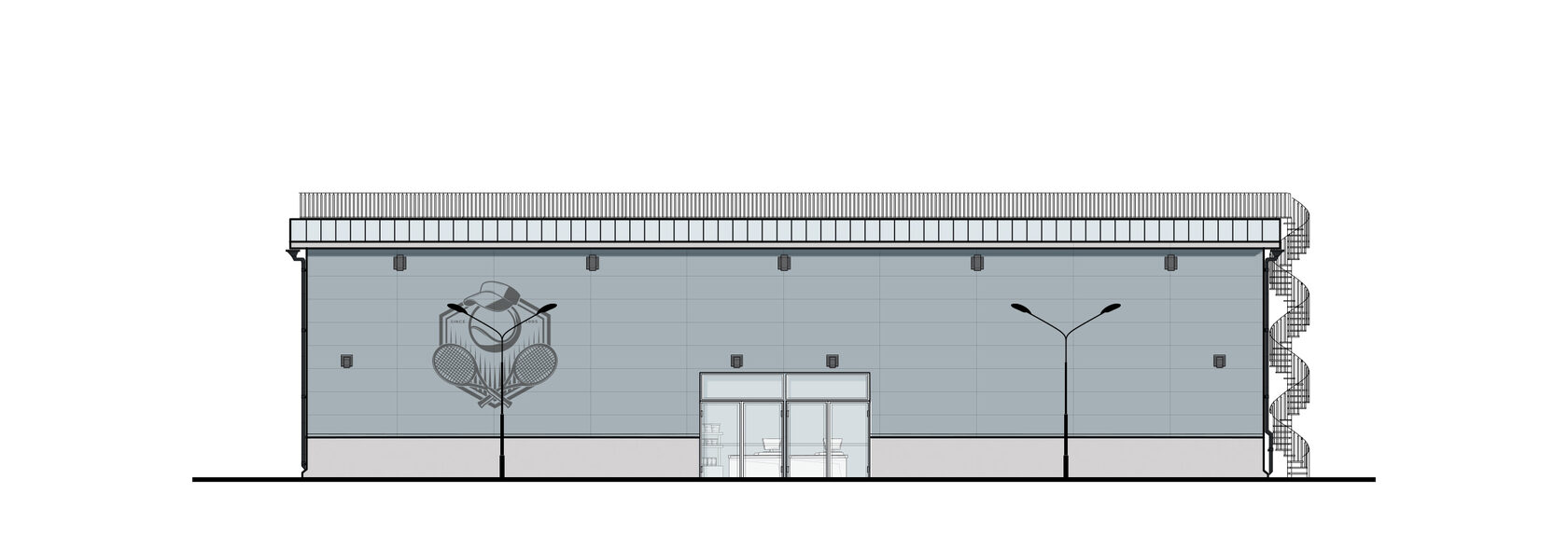 Padelhall Modell M | Portfolio Toseto Sweden AB