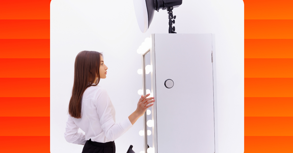 Селфи зеркало аренда. Уникальное фотозеркало для моментальных фотографий