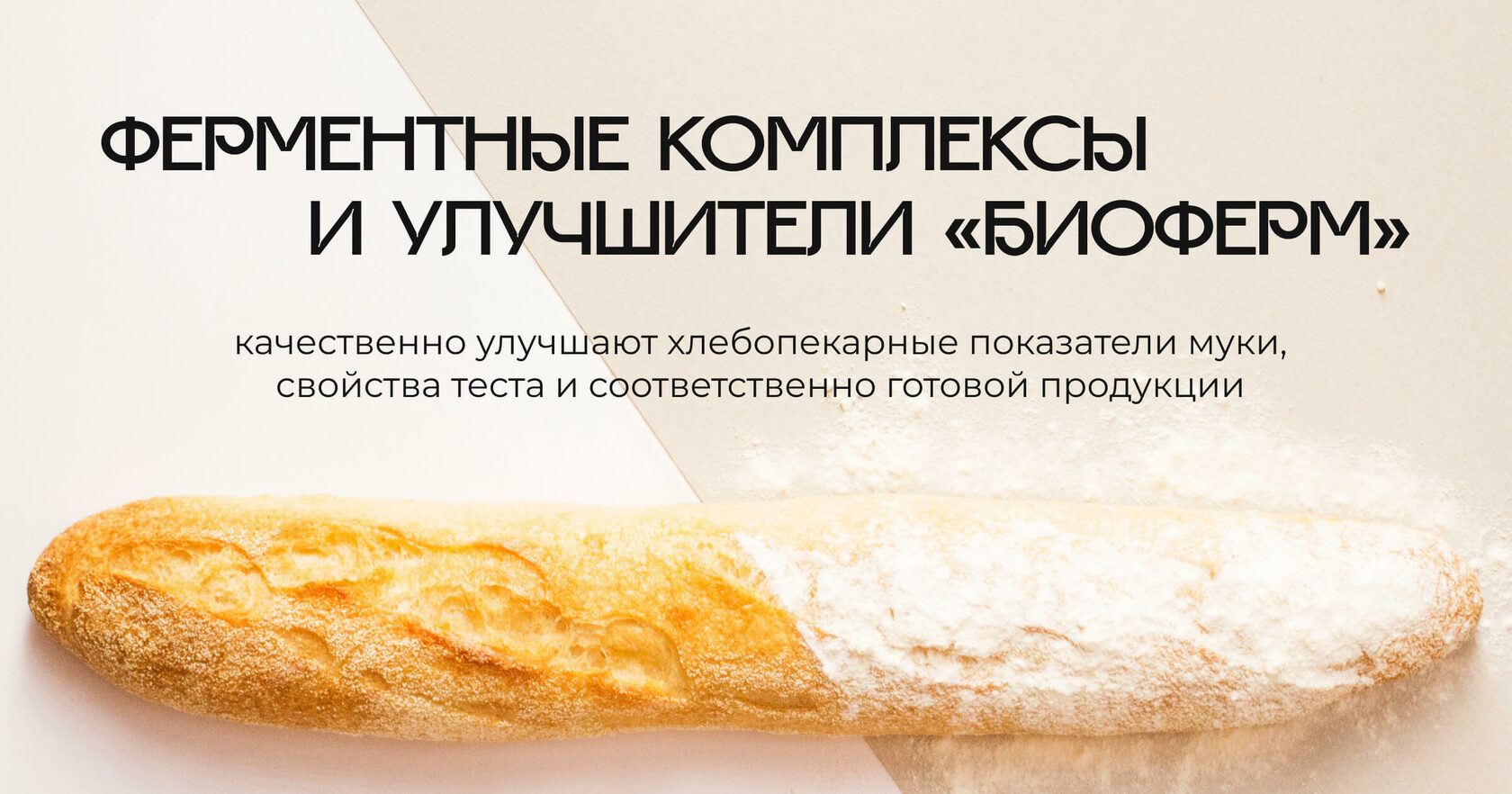 «БиоФерм» ферменты и улучшители муки