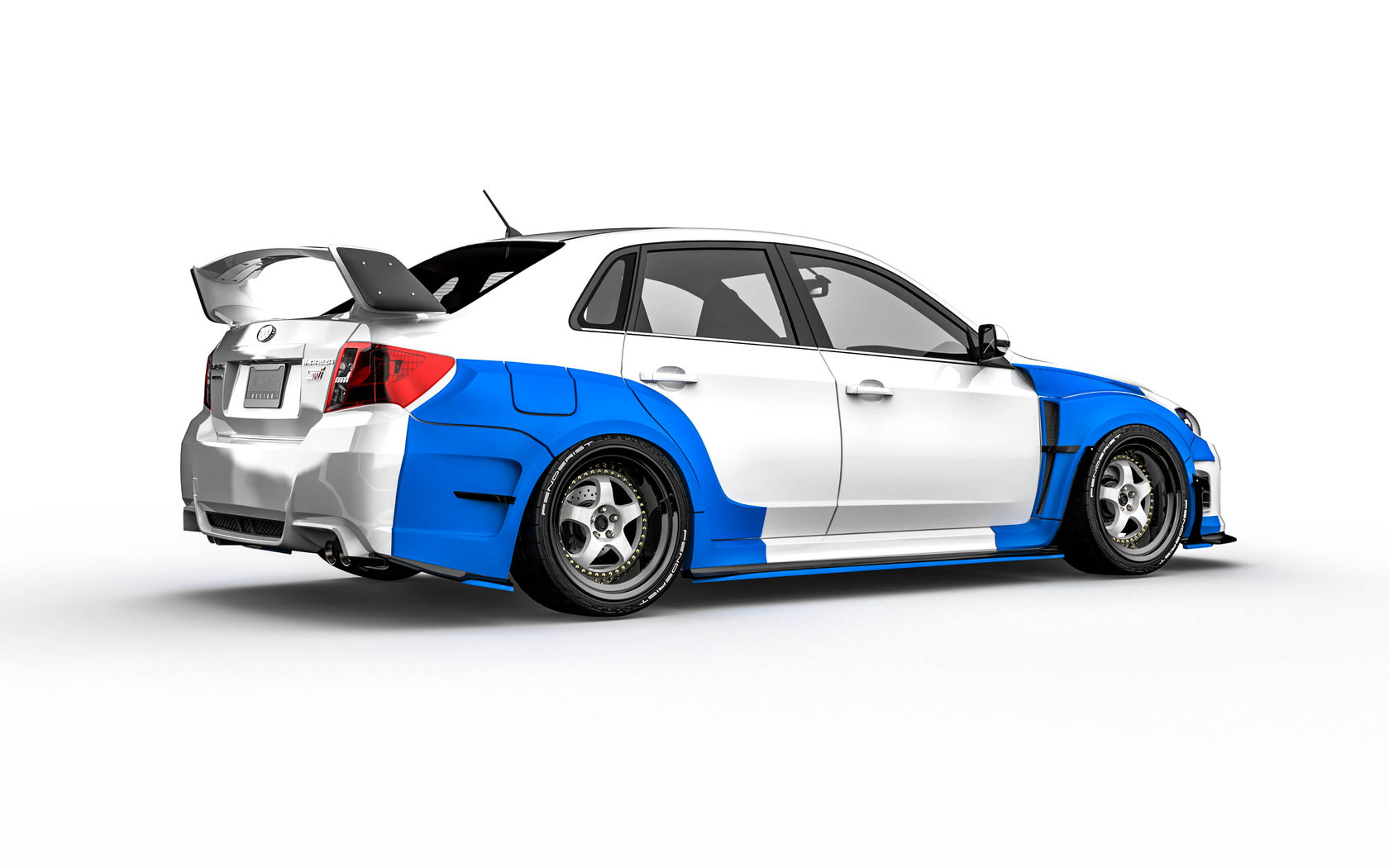REAR SPLITTERS SUBARU IMPREZA WRX STI GVB/GVF 07-14