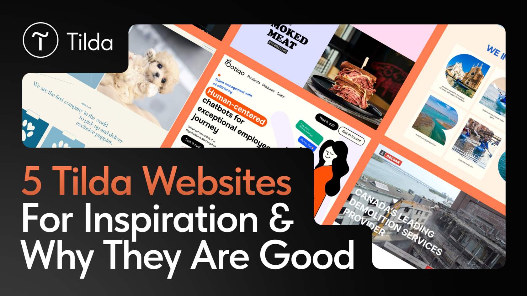 Design Inspiration: Stunning Websites Made On Tilda