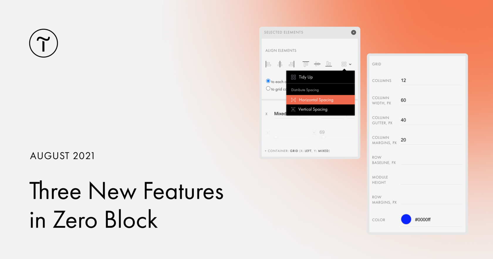 Drei neue Funktionen in Zero Block