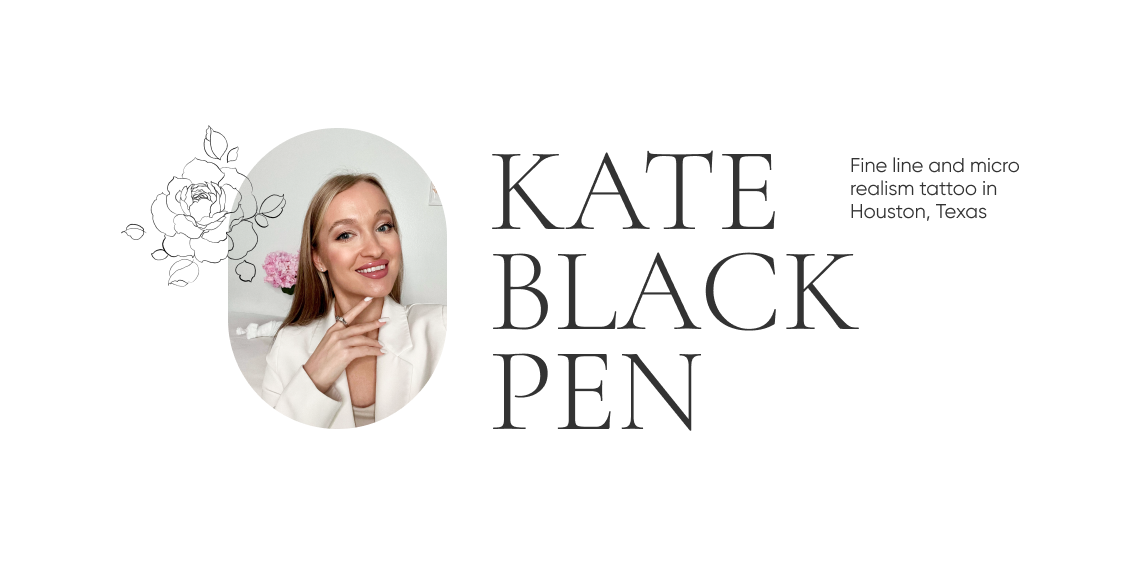 Kate Black Pen Tattoo // Houston, Texas