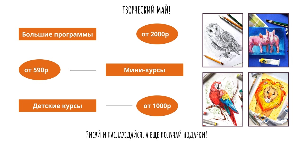 Онлайн-курс "Основы рисунка простым карандашом"