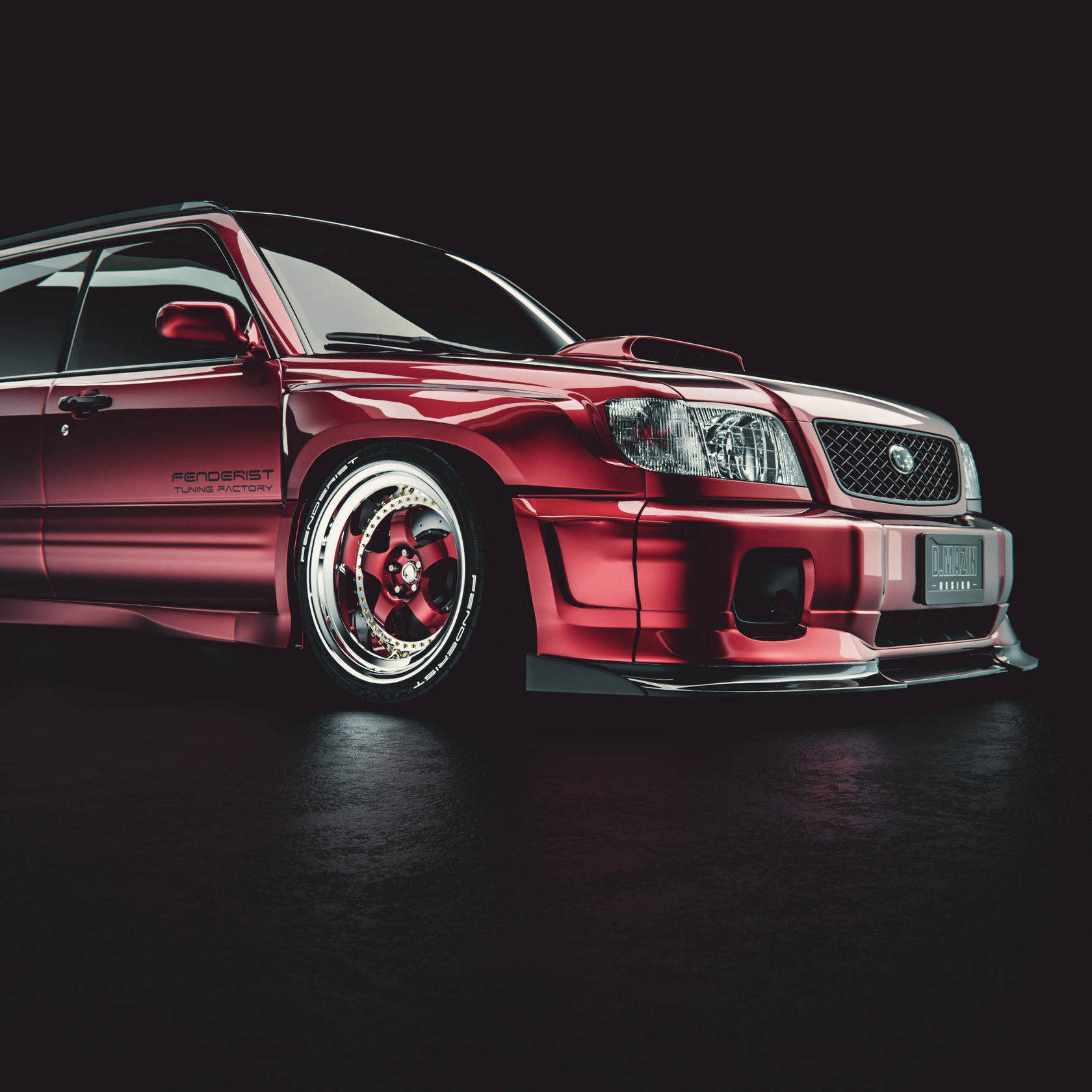 Fender Flares Set / Wide Body Kit SUBARU FORESTER SF5/9 99-02