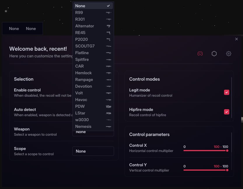 Recoil Script for Apex Legends | Phoenix Macro