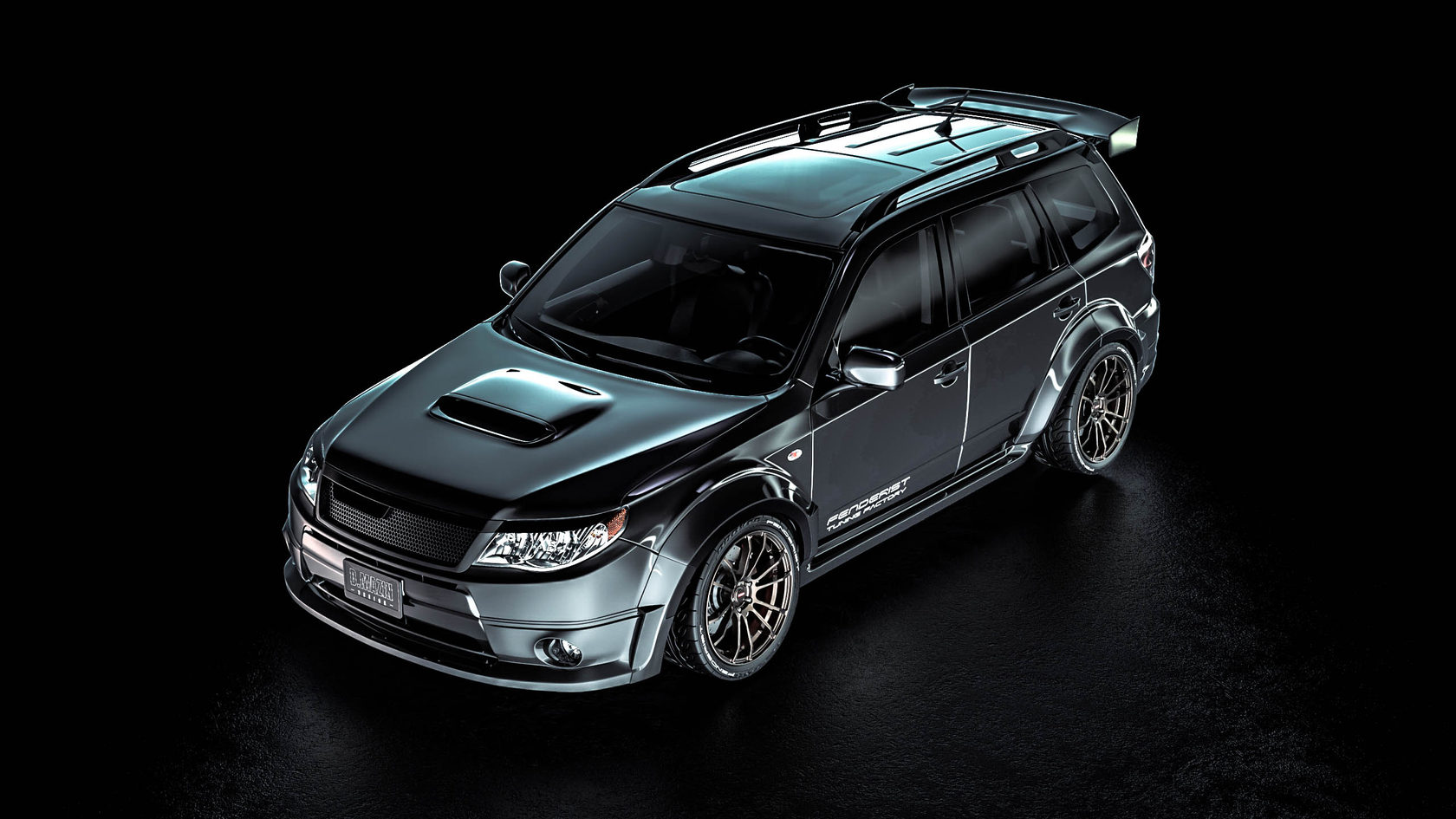 FENDERIST SPEC S Fender Flares Set vs Lips / WIDE BODY KIT SUBARU ...