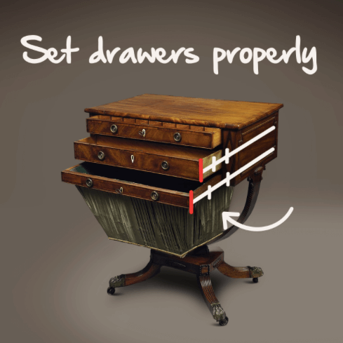 Electronic prop for escape room drawers