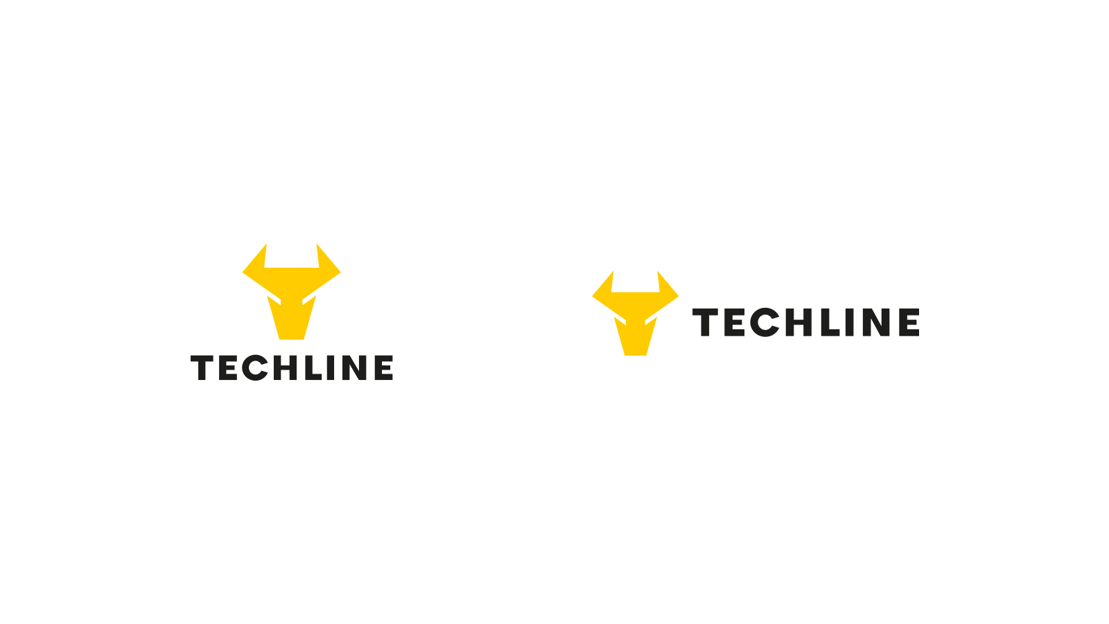 Создание логотипа строительной компании TECHLINE