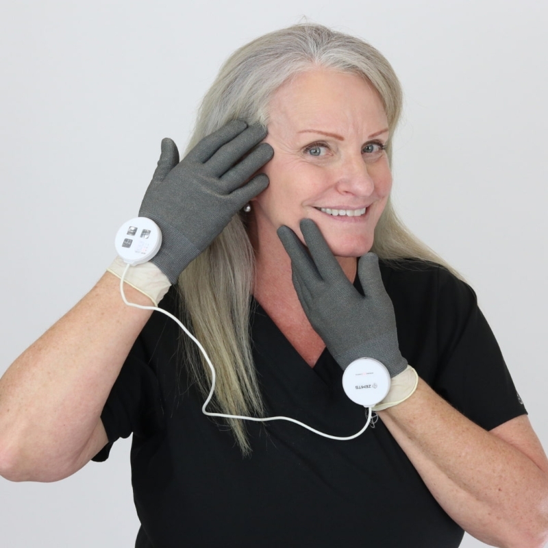 Zemits ElastiStrom Microcurrent Gloves | Esthetic Spa Equipment for sale