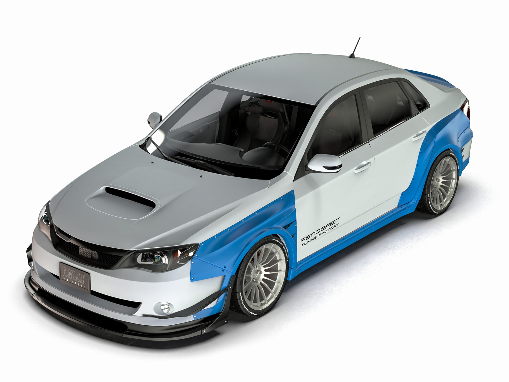 Fender Flares Set / WIDE BODY KIT SUBARU IMPREZA WRX/GT GE# 07-12