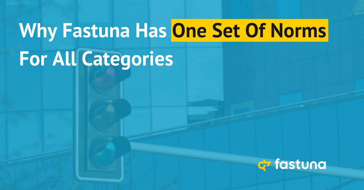Why Fastuna Has One Set Of Norms For All Categories