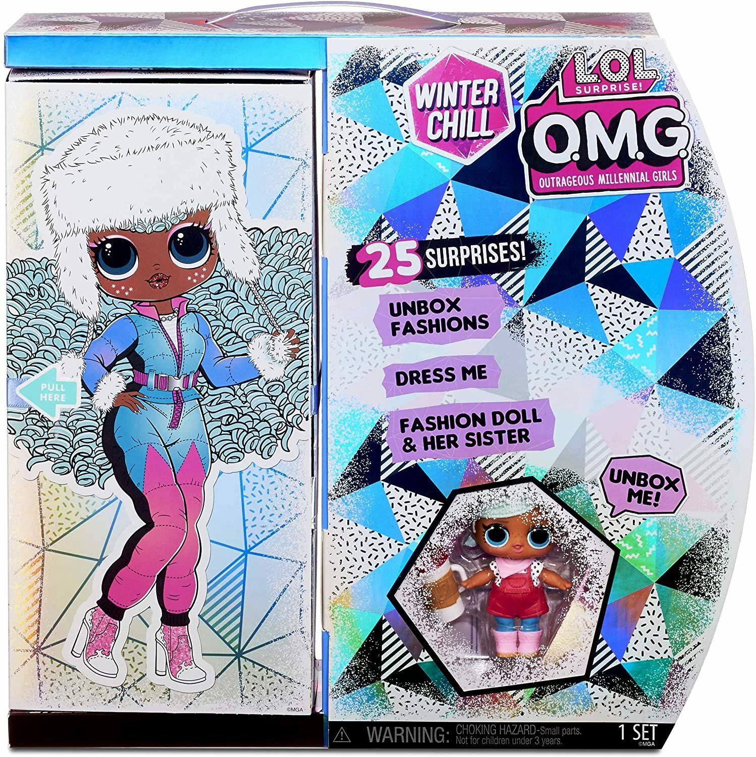 L.O.L. Surprise O.M.G. Winter Chill ICY Gurl Fashion Doll Brrr B.B. Doll 25