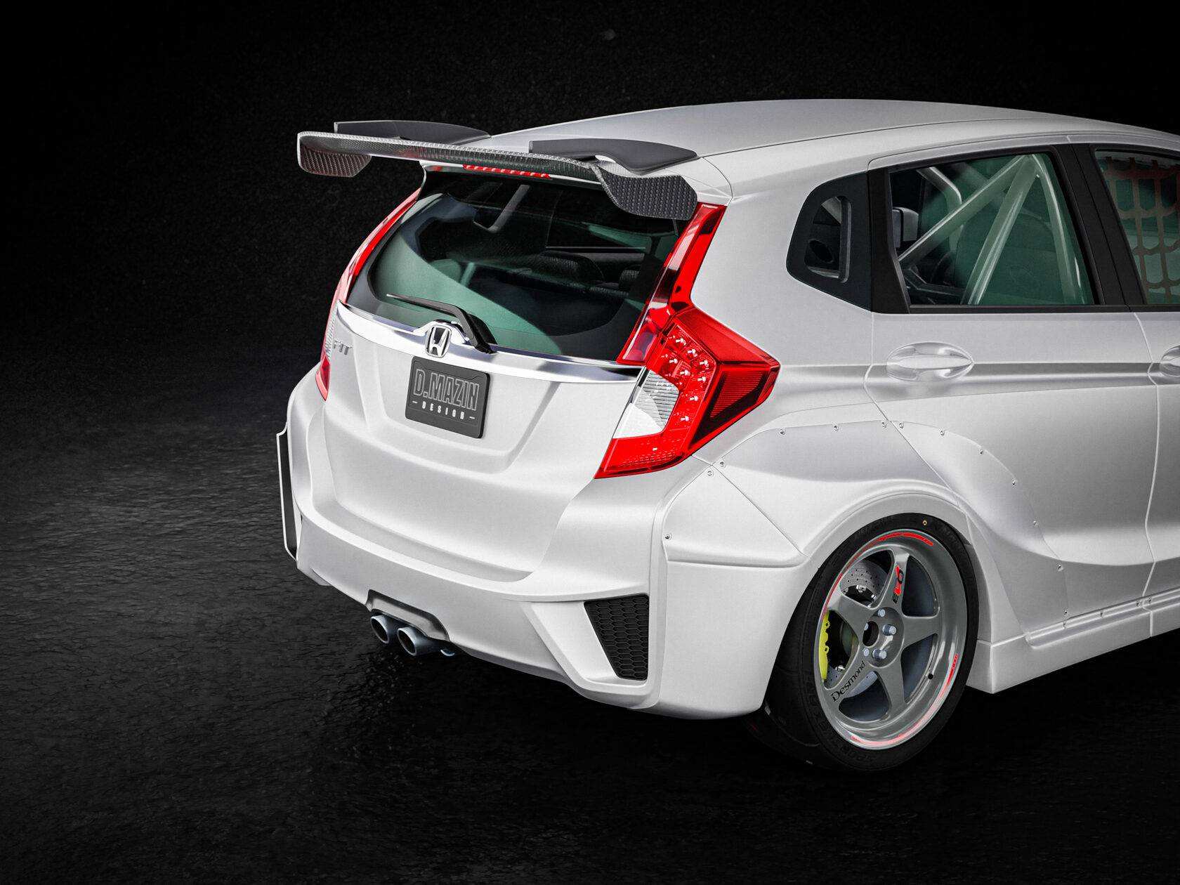 FENDERIST SPEC S Fender Flares Set / WIDE BODY KIT HONDA FIT / JAZZ 13-16