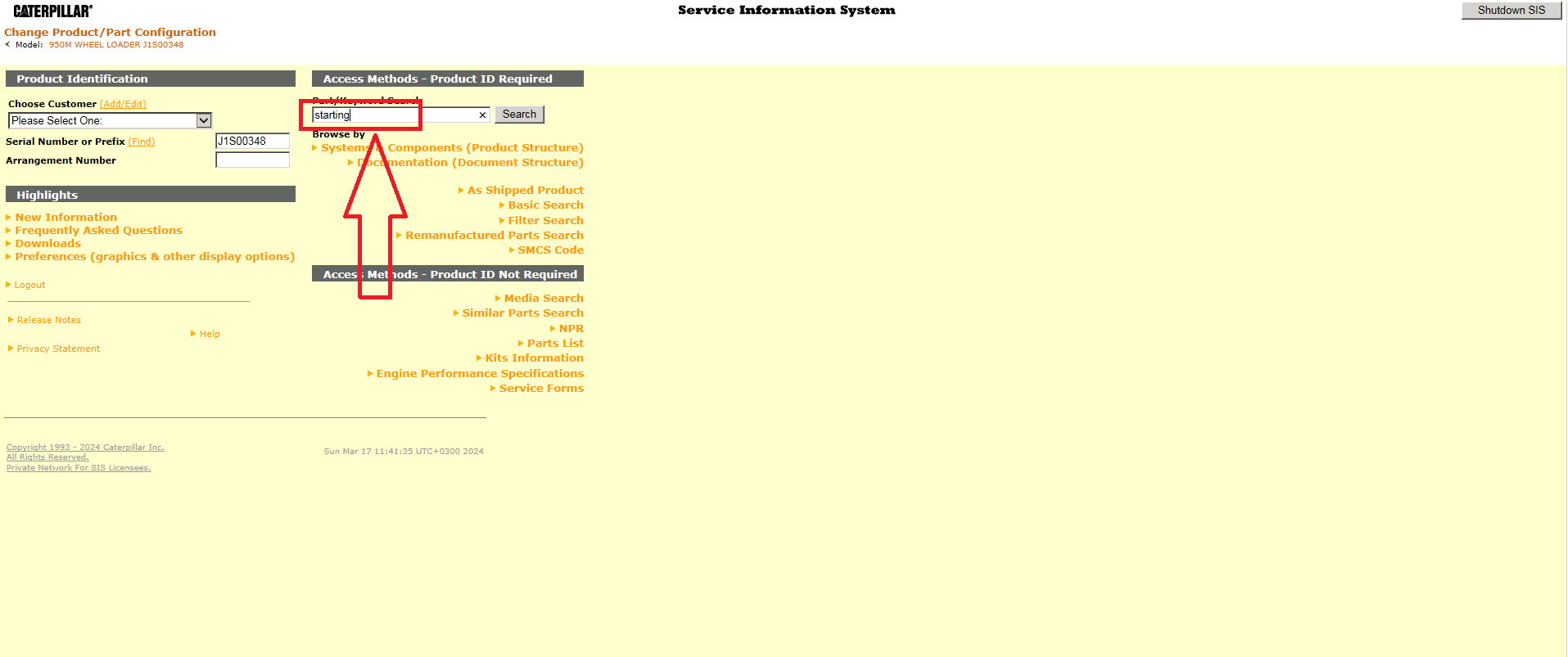 Instructions, manual for SIS CAT - Service Information System. Step-by ...