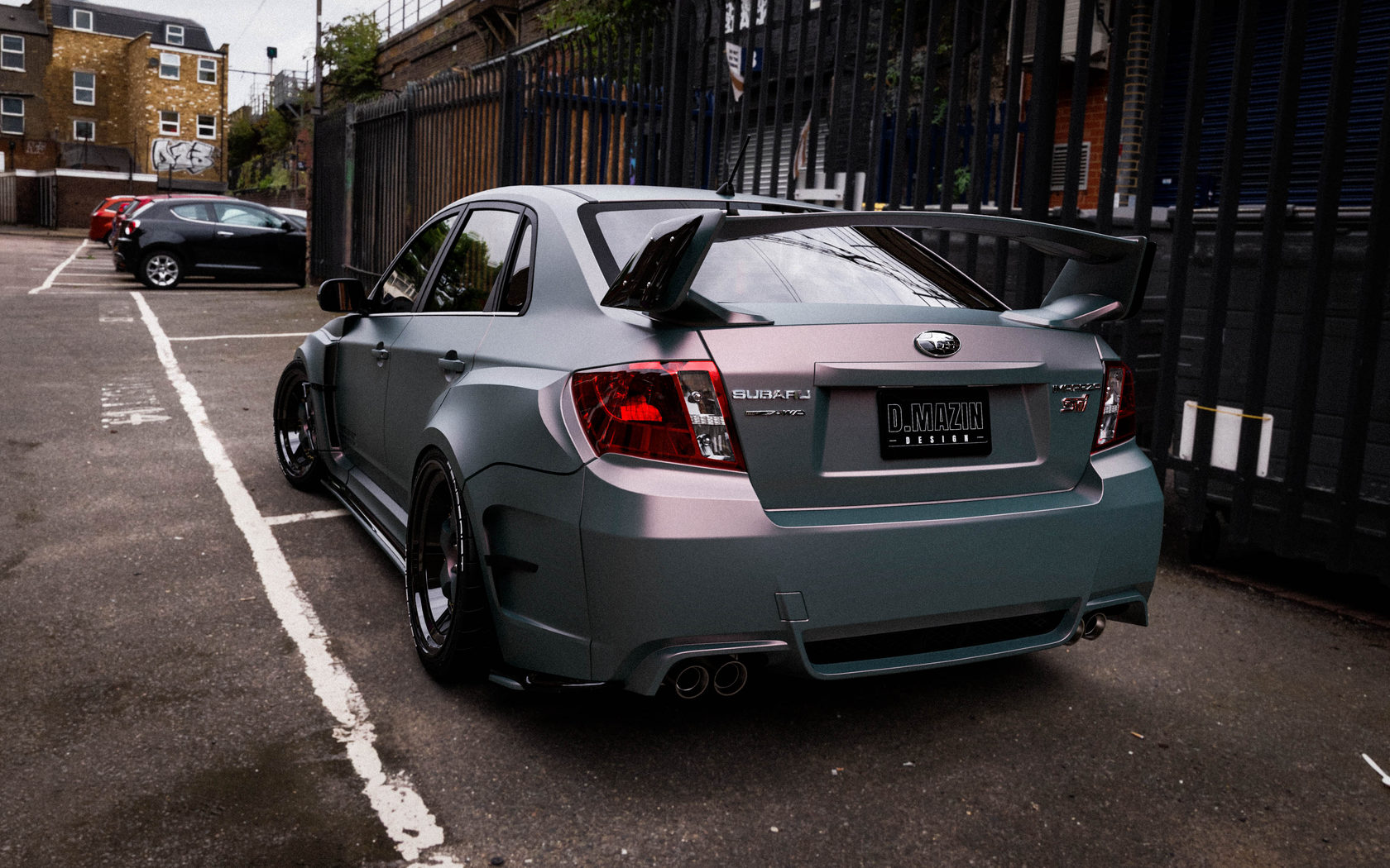 REAR SPLITTERS SUBARU IMPREZA WRX STI GVB/GVF 07-14