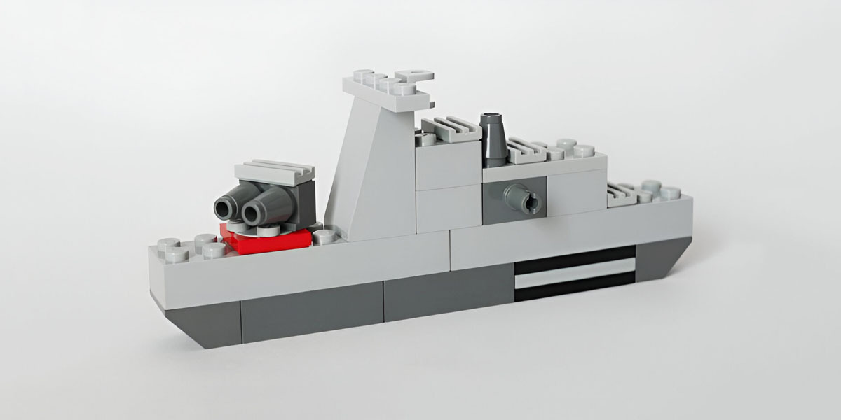 LEGO мини самоделка: Корабль