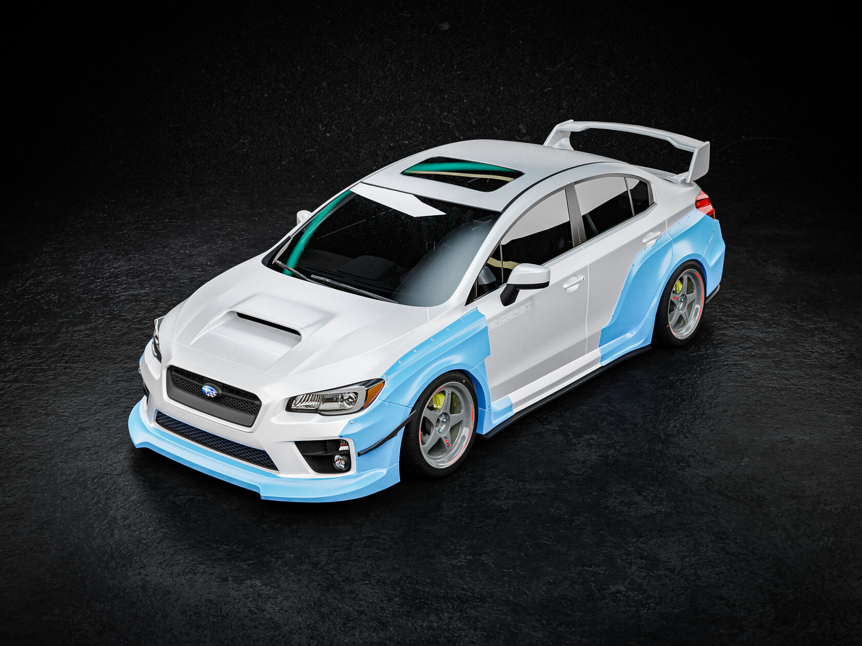 Full FENDERIST SPEC S kit / WIDE BODY KIT Subaru Impreza WRX STI 14-17