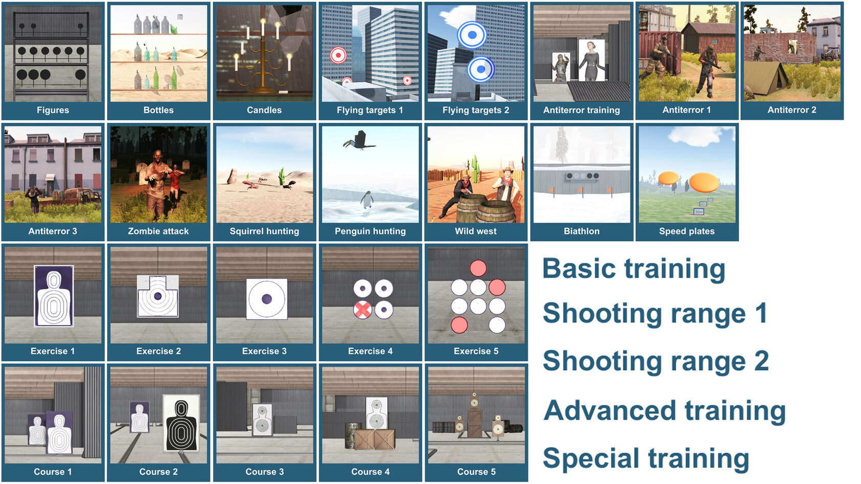 Basic Shooting Simulator Games | Laser Dry Fire Software for sale