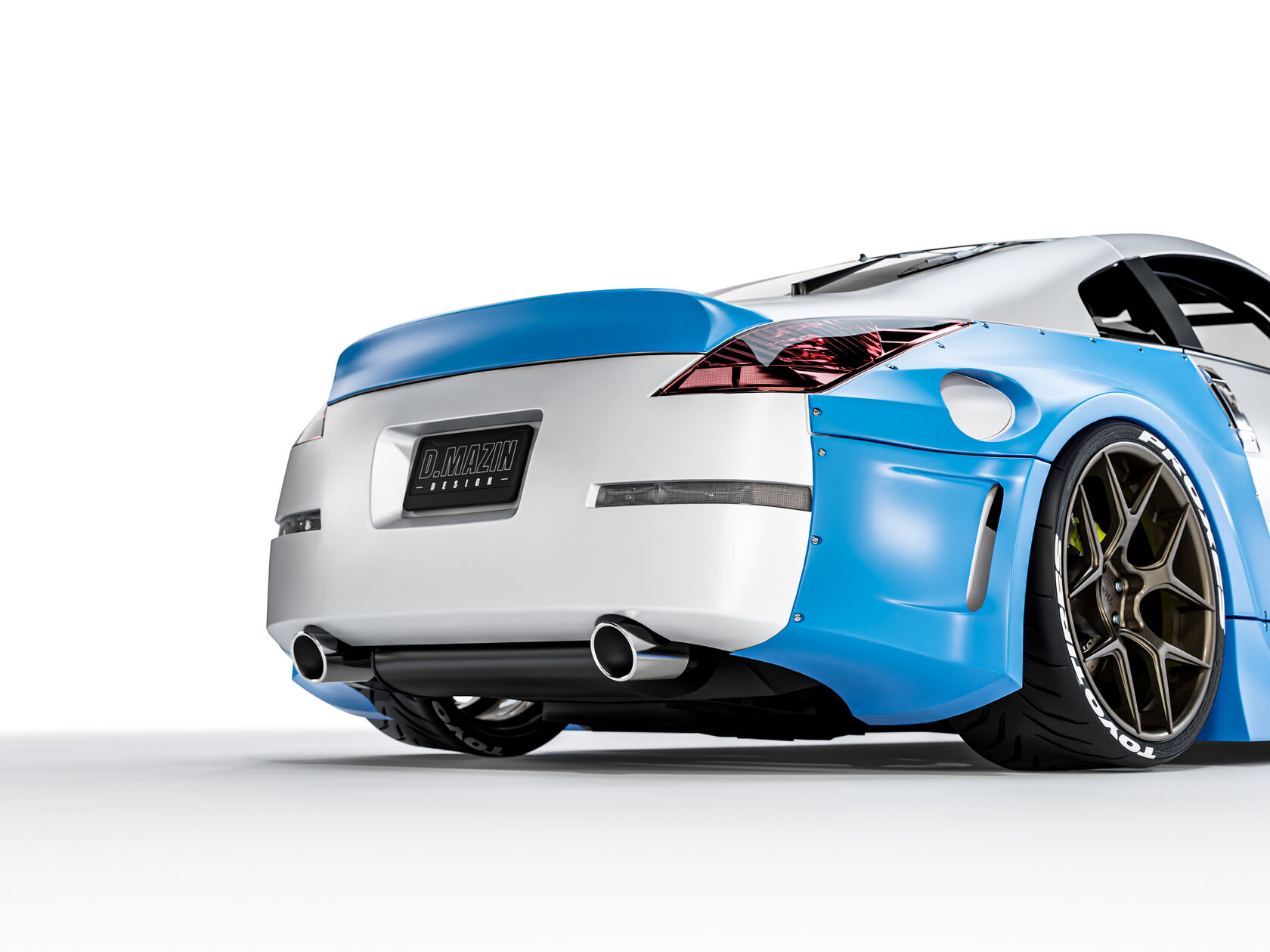 FENDERIST SPEC S FENDER FLARES Set / WIDE BODY KIT NISSAN 350Z ...