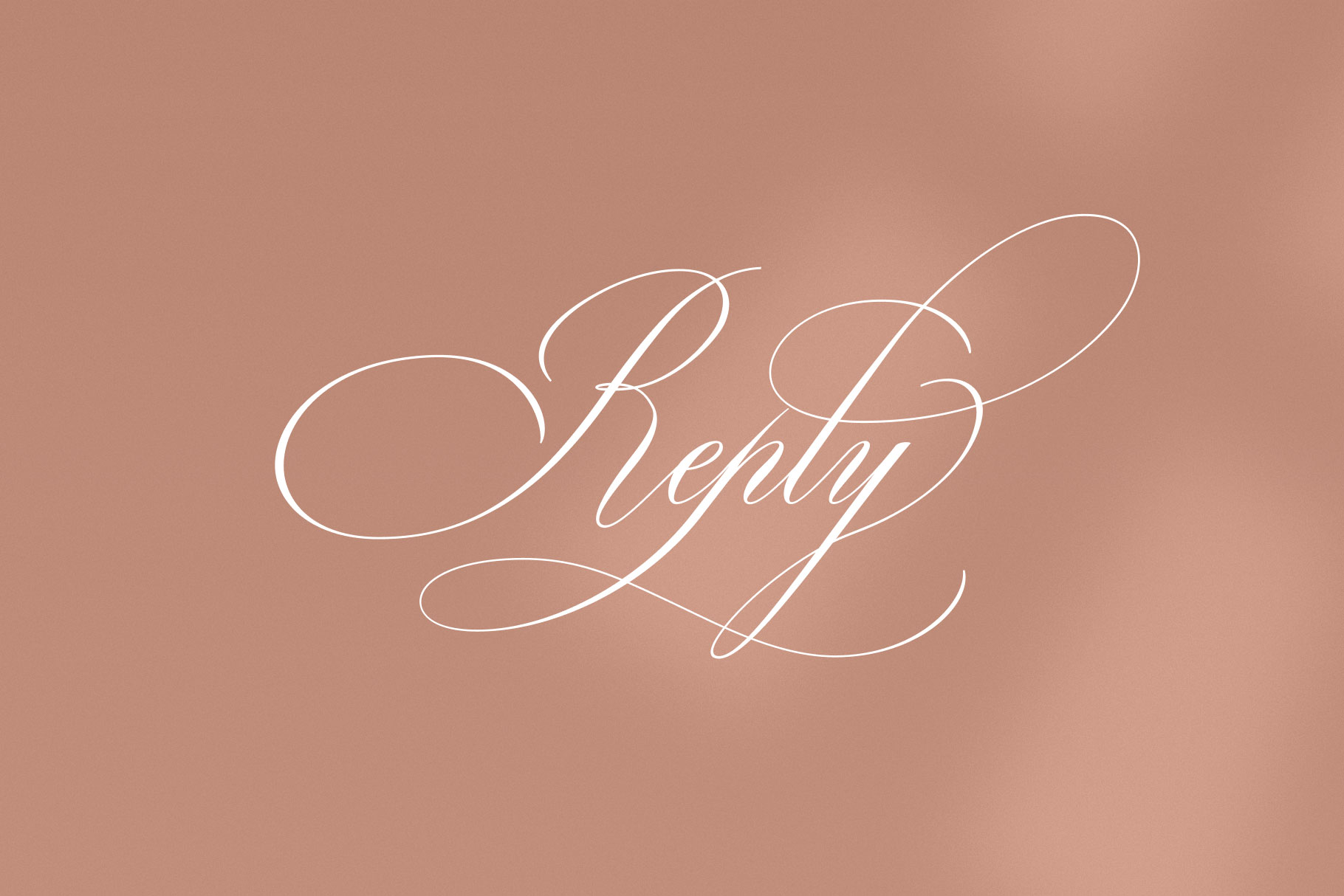 Ecatherina Font | Spencerian scripts - Blessed Print