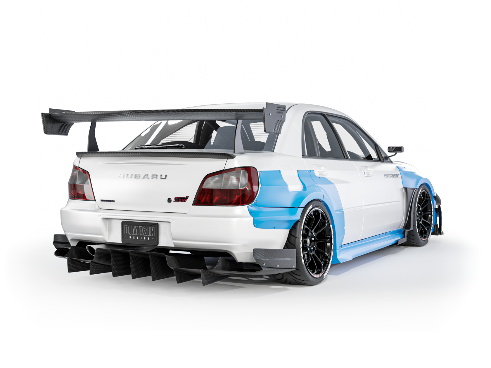 FENDERIST SPEC R Full Set ver 2.0 / WIDE BODY KIT SUBARU IMPREZA WRX (GDA) / WRX STI (GDB) 00-03