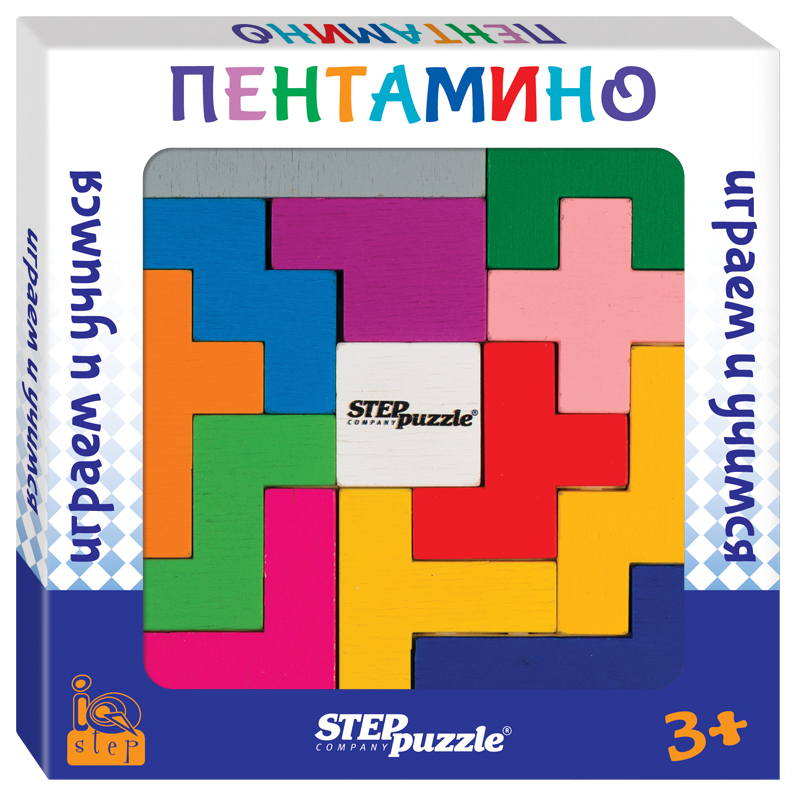 Развивающая игра из дерева «Пентамино» (IQ step) - IQ step