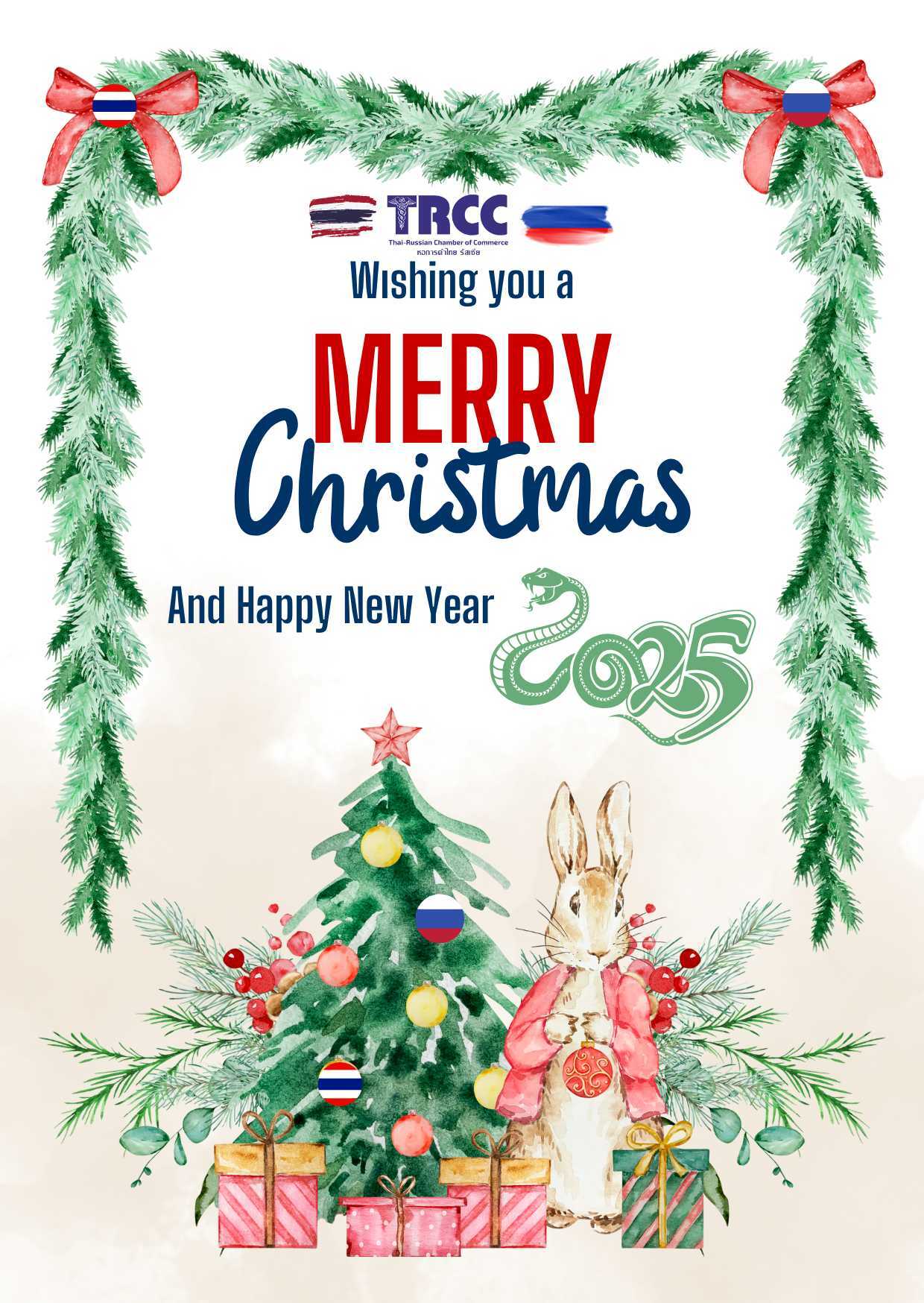 New Year Greetings 2025 from the Thai-Russian Chamber of Commerce (TRCC)