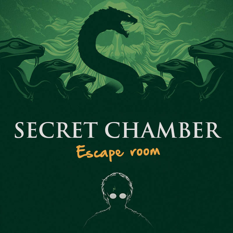 Secret Chamber complete escape room. Harry Potter escape room. Family ...