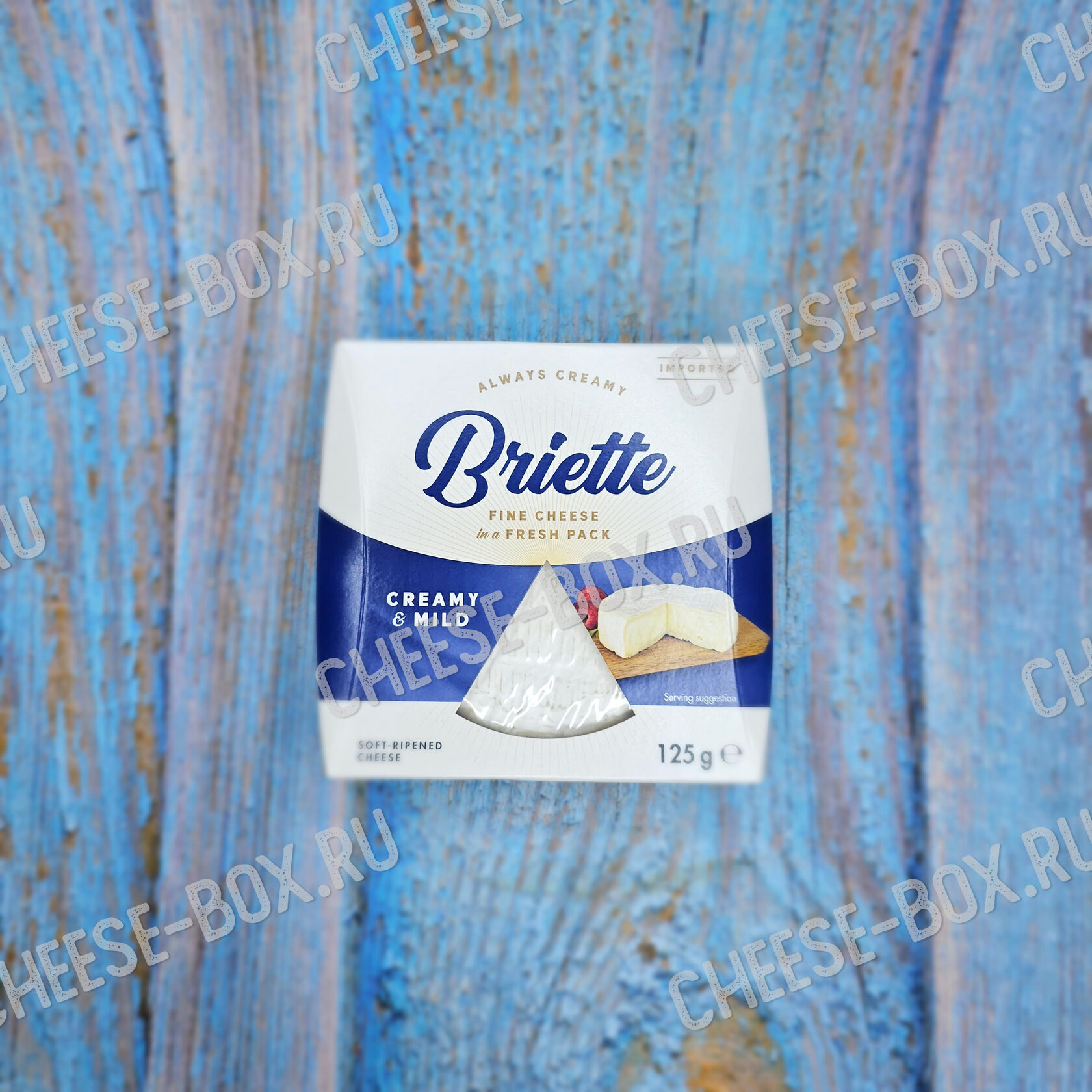 Мягкий сыр Бриетте Бри Сливочный и мягкий камамбер (Briette Fine Cheese ...