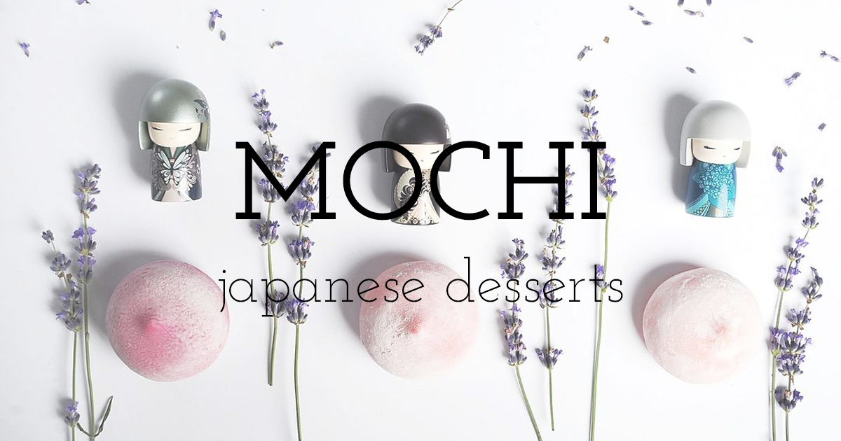 Japanese dessert Mochi in Belgrade