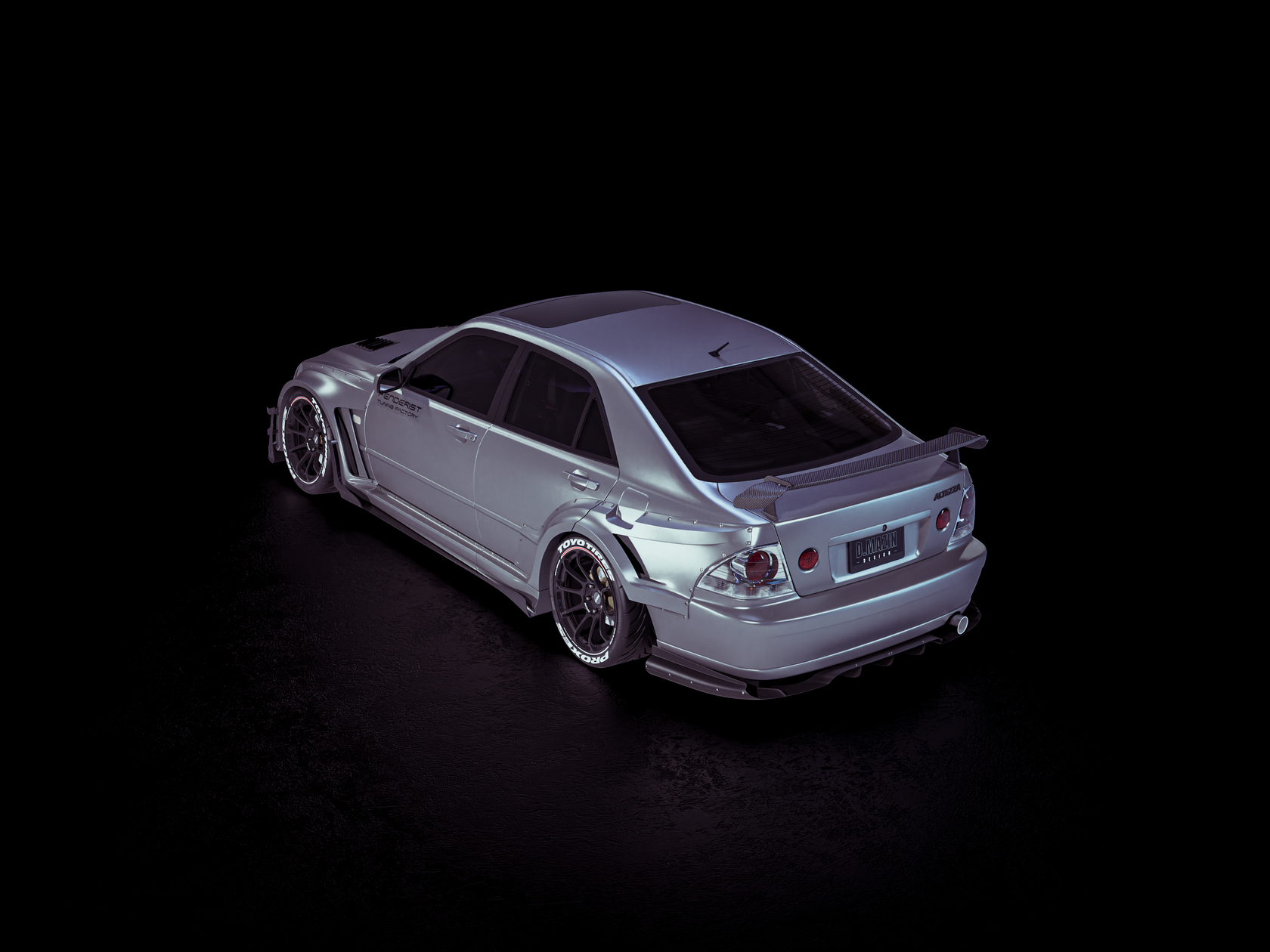 Full FENDERIST SPEC R GRIP kit / WIDE BODY KIT TOYOTA ALTEZZA / LEXUS ...