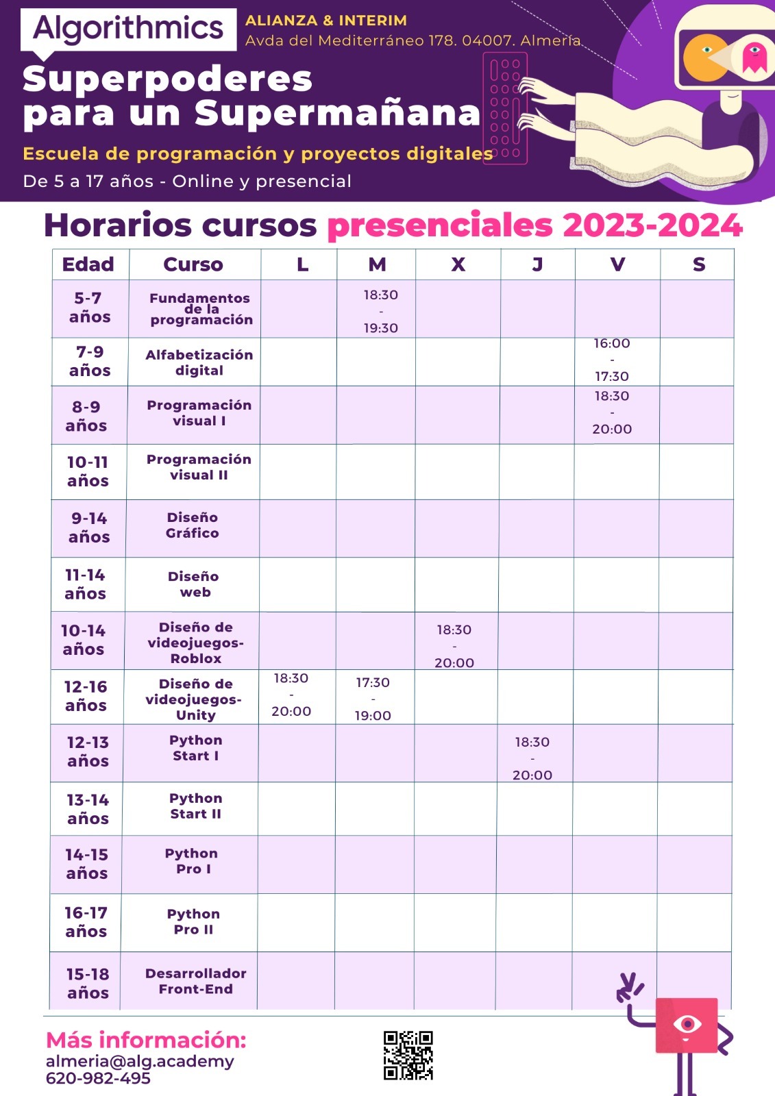 Centros Algorithmics en España