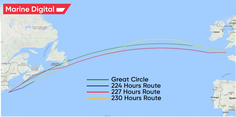 Optimizing your vessel's route for time and fuel consumption Optimizing your vessel's route for time and fuel consumption