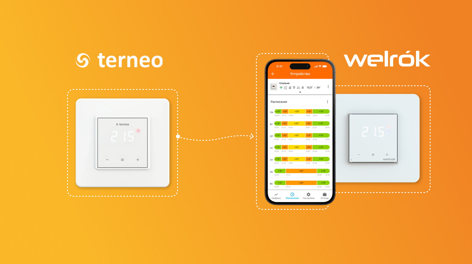 terneo не работает в России. Как перенести терморегуляторы terneo в приложение Welrok