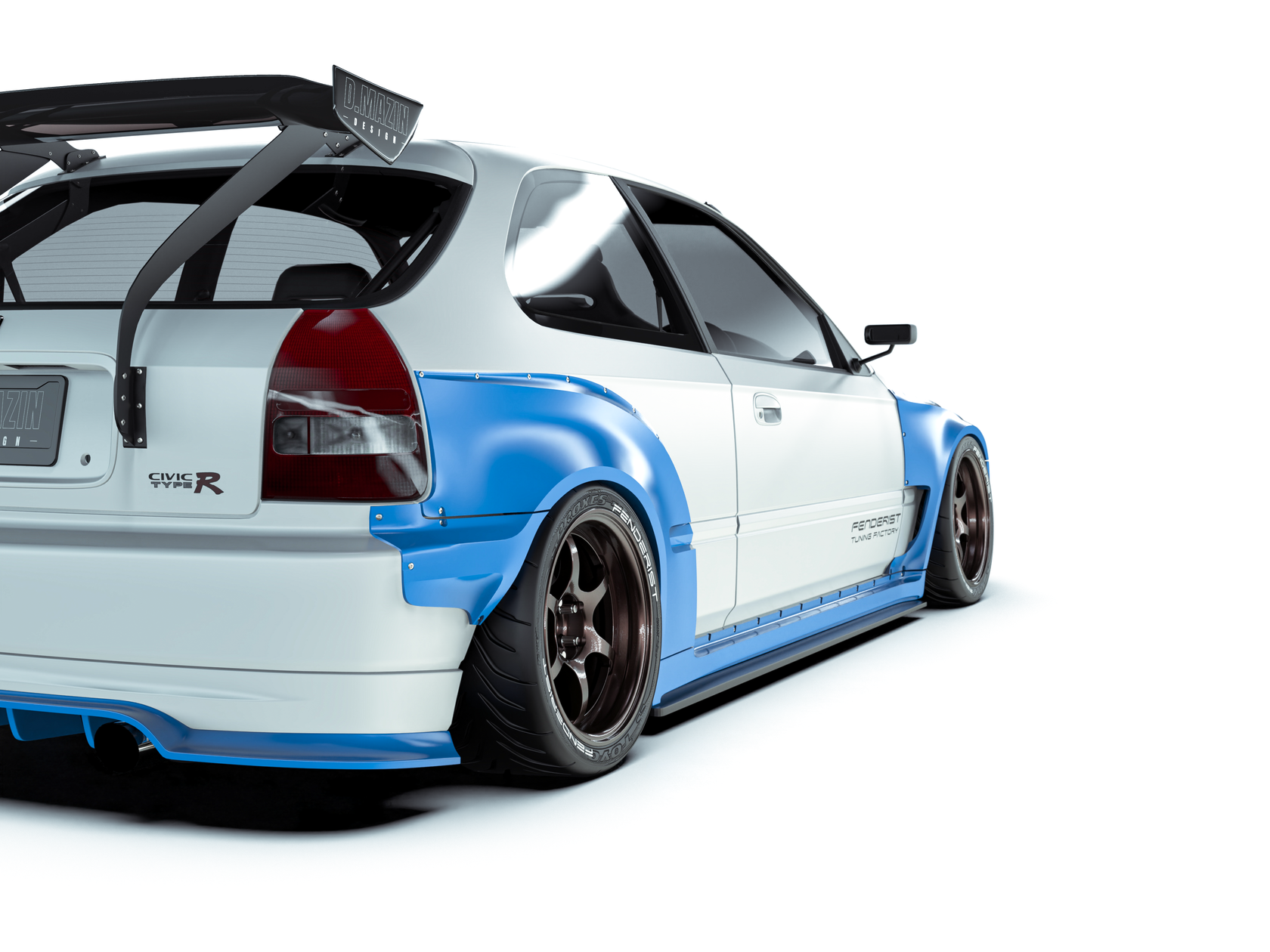 REAR DIFFUSER Honda Civic 96-00